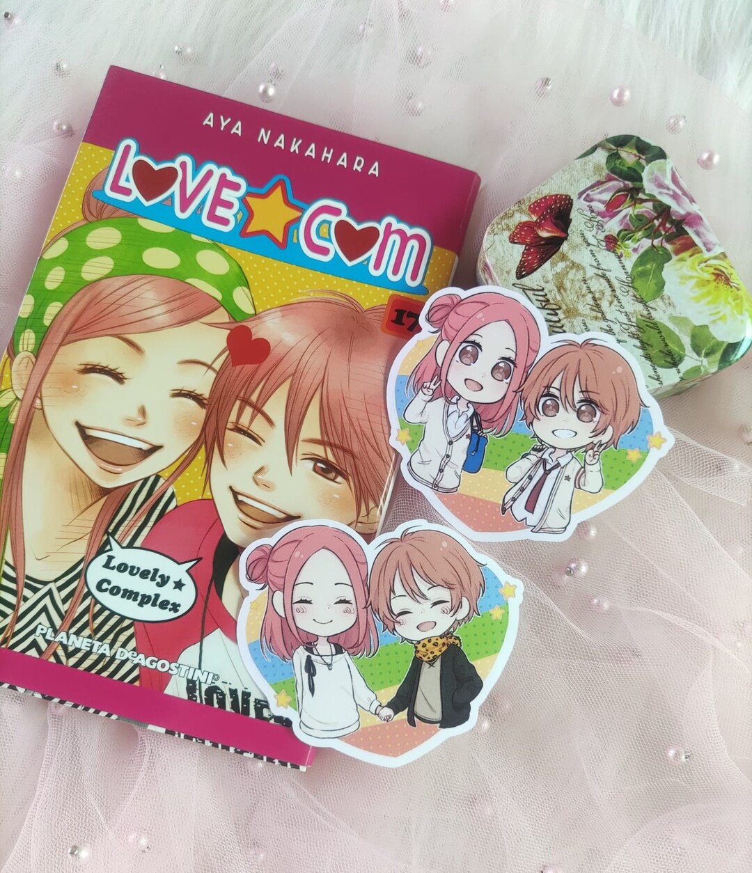 Lovely Complex - Stickers Risa & Otani - - Etsy