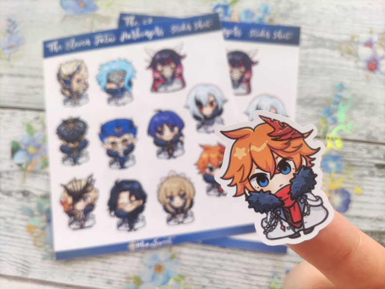 The Eleven Fatui Harbingers Sticker Sheet Genshin Impact - Etsy Canada