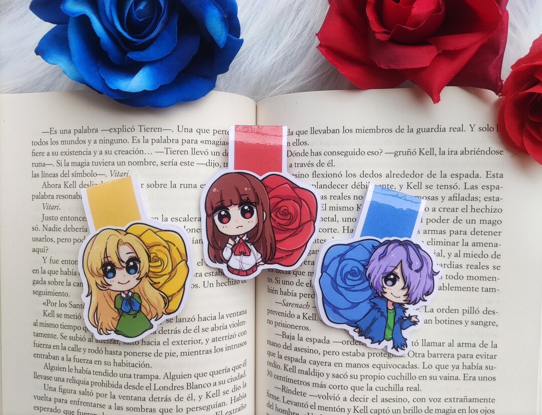 Bookmark Magnet - Ib Game - Ib, Garry & Mary - Etsy