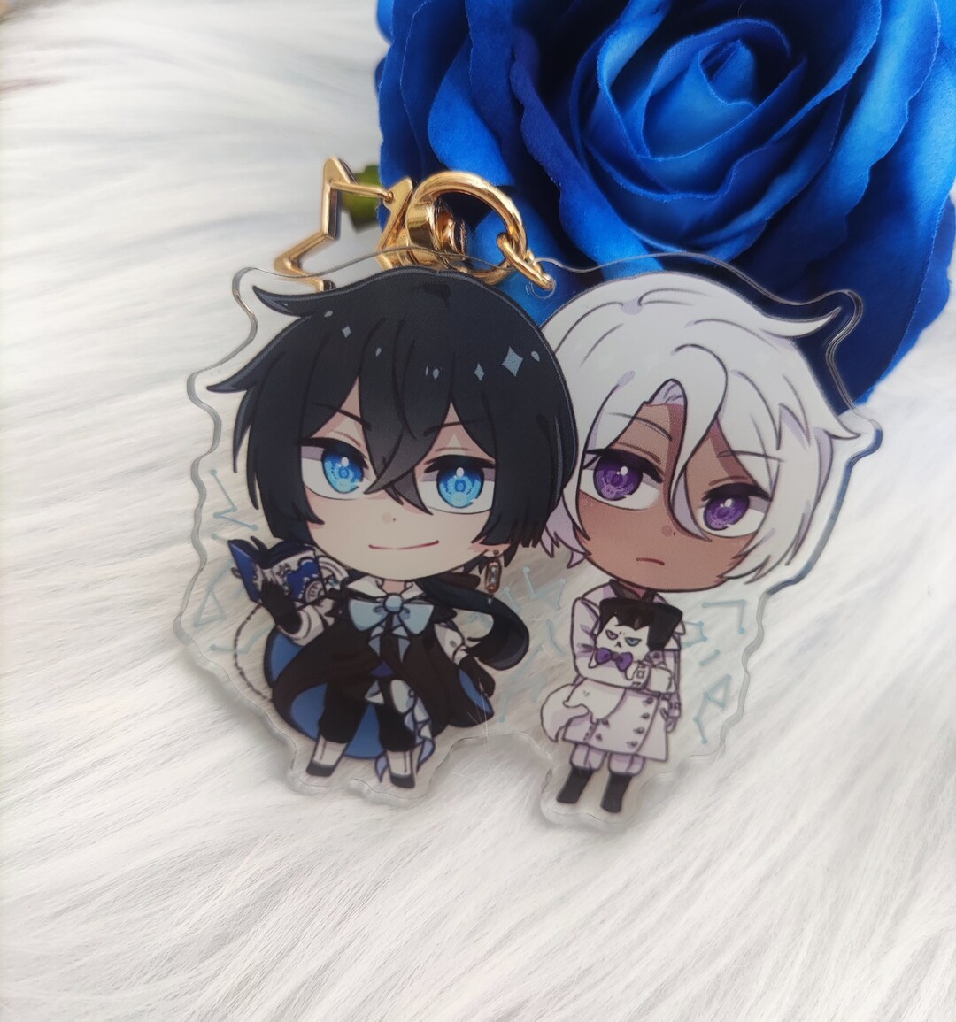 Vanitas & Noé Epoxy Keychain vnc - Etsy