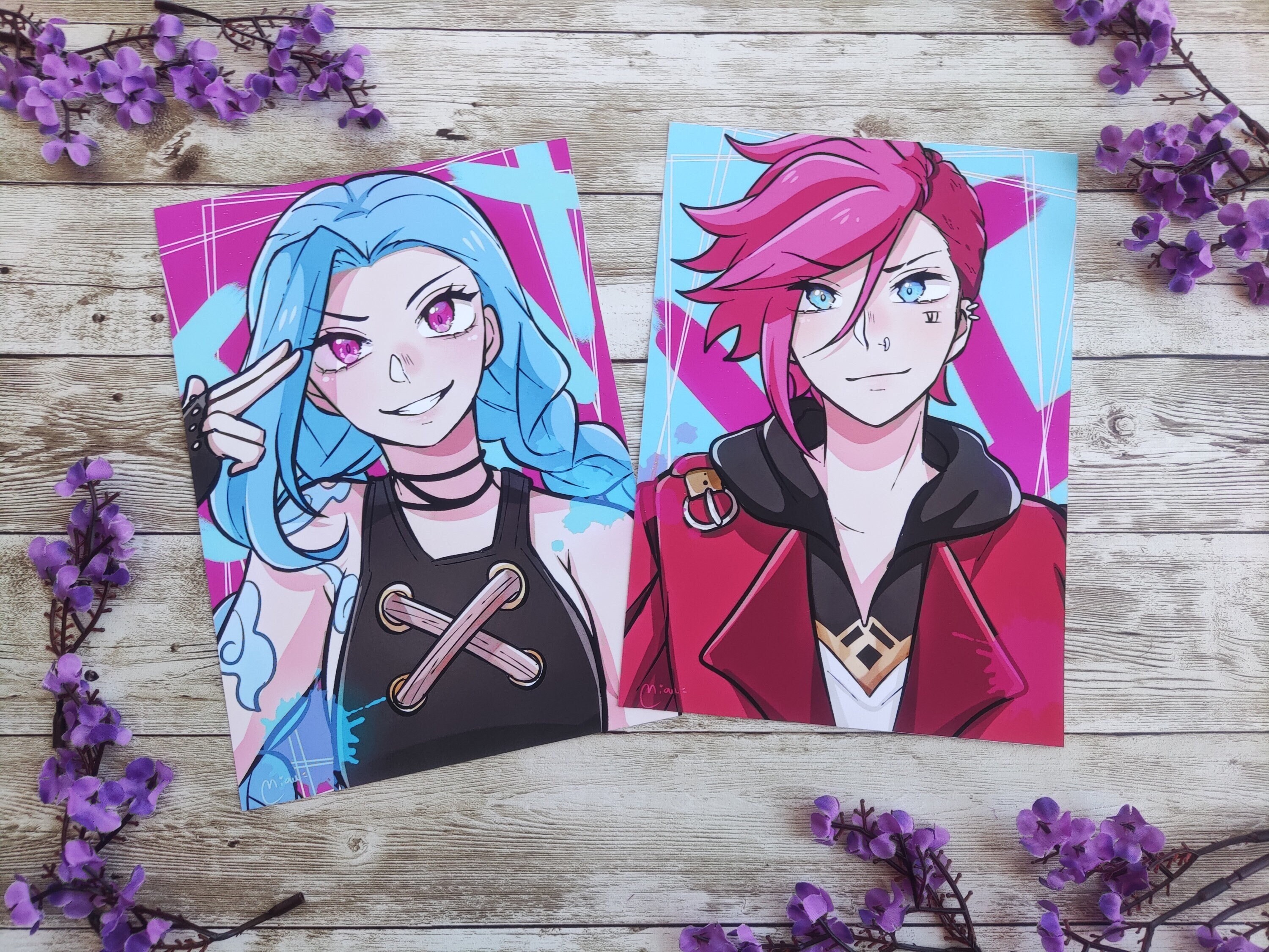 Print Arcane Vi & Jinx League of Legends - Etsy Canada