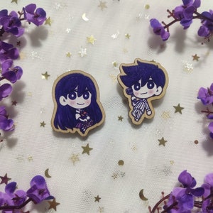 Omori Wooden Pins - Etsy