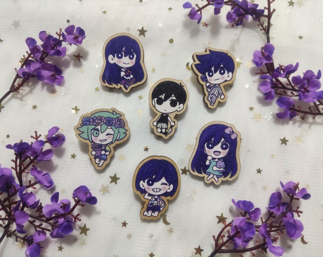 Omori Wooden Pins - Etsy