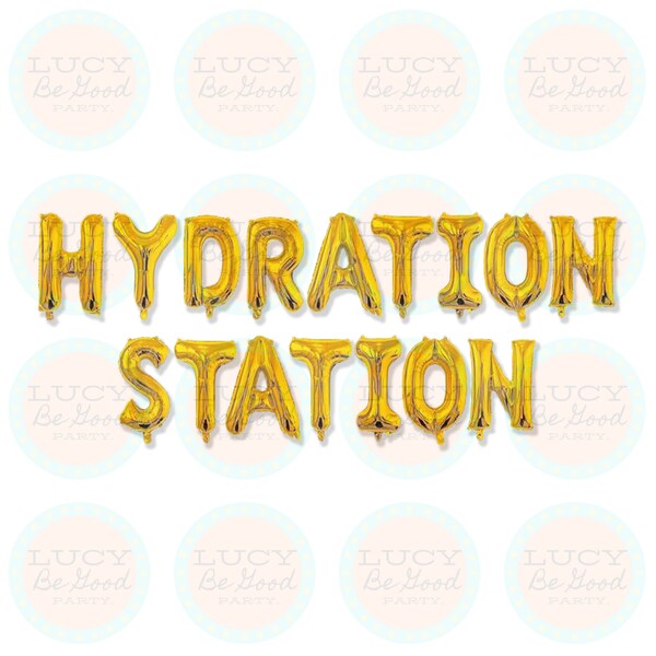 Hydration Station Sign - Etsy