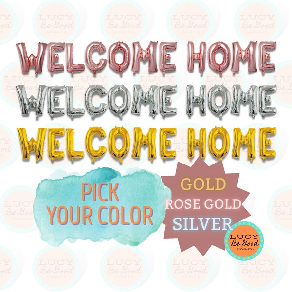 Welcome Home Letters - Etsy