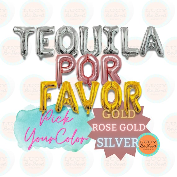 Tequila Por Favor Custom Balloon Banner 16 - Etsy