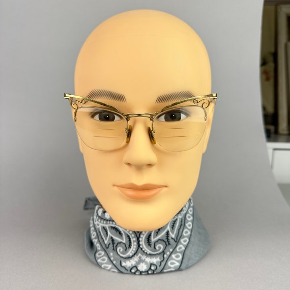 VINTAGE 50's 60's RX Eye Glasses, Chrome Metal Frames… - Gem