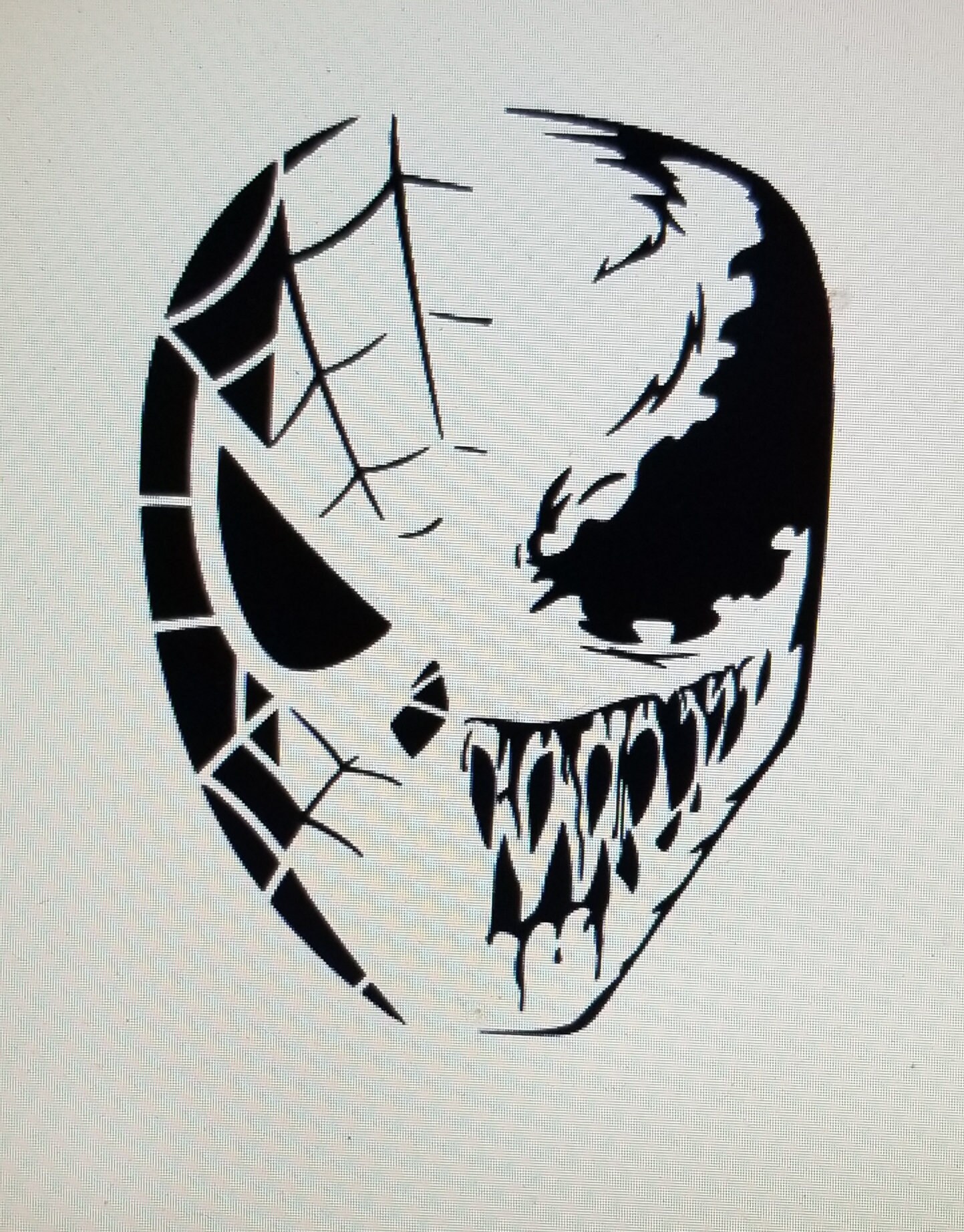 Spiderman Venom Decal - Etsy