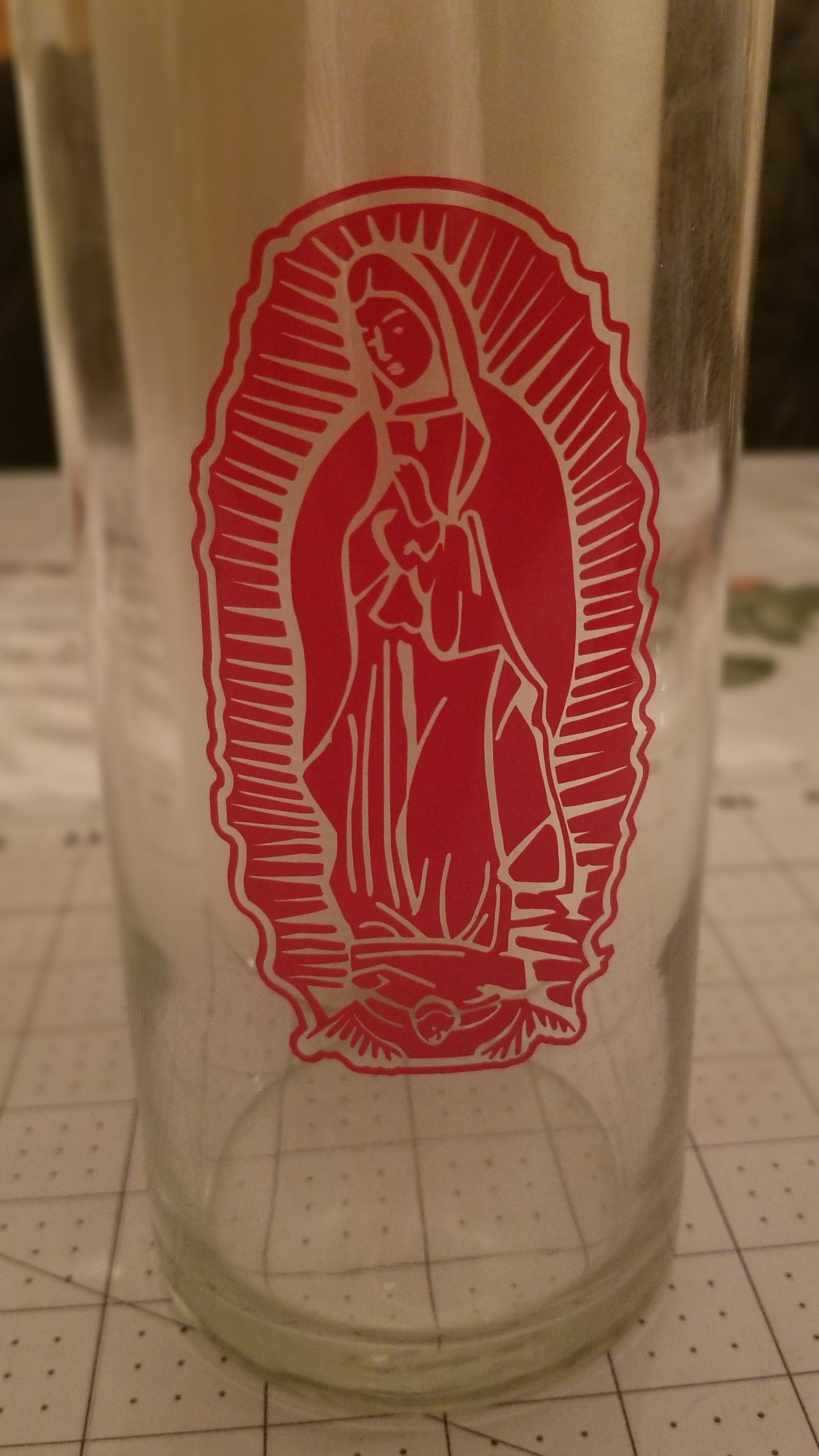 Virgin Mary Decal - Etsy