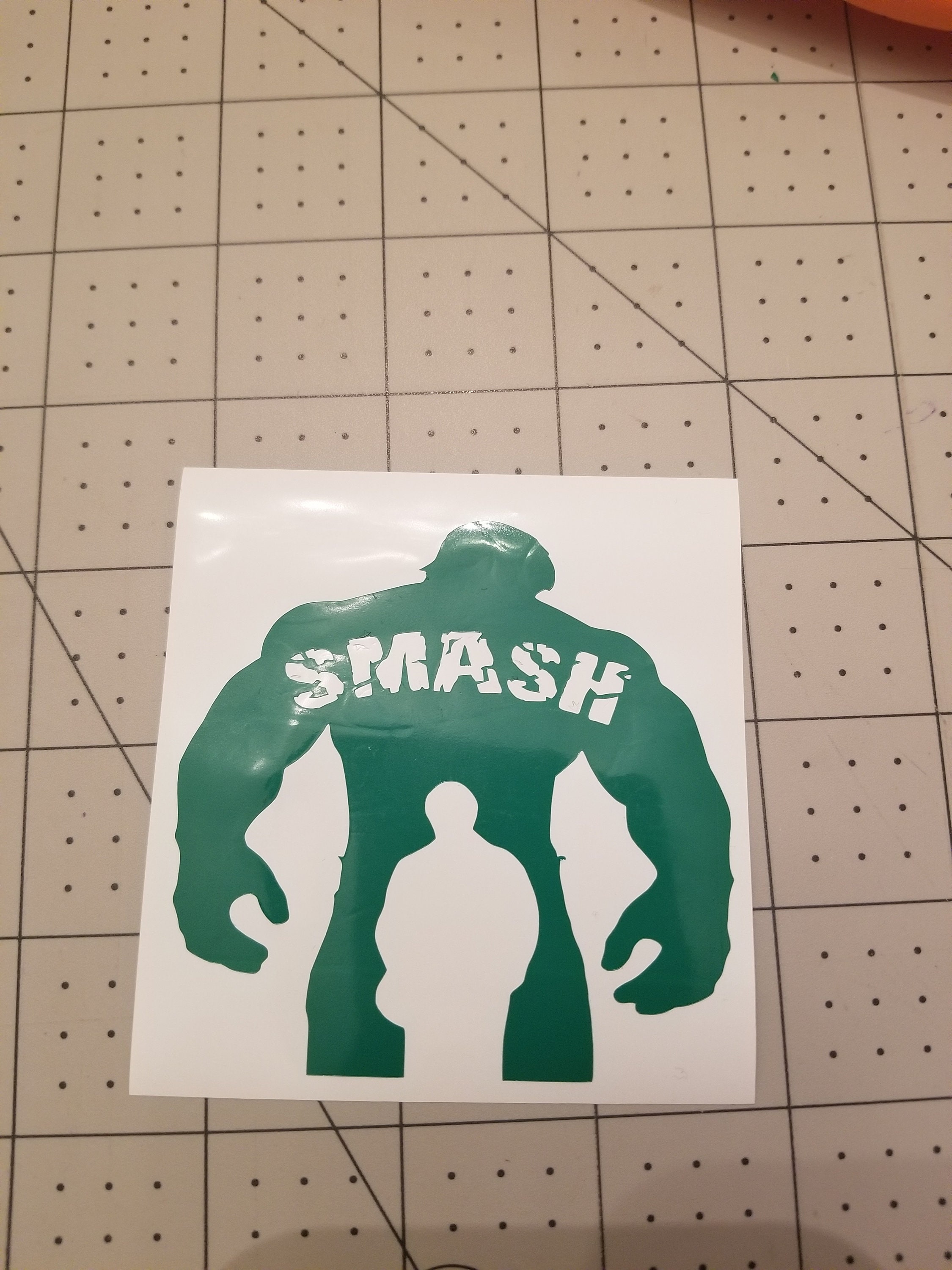 Hulk Smash Decal - Etsy