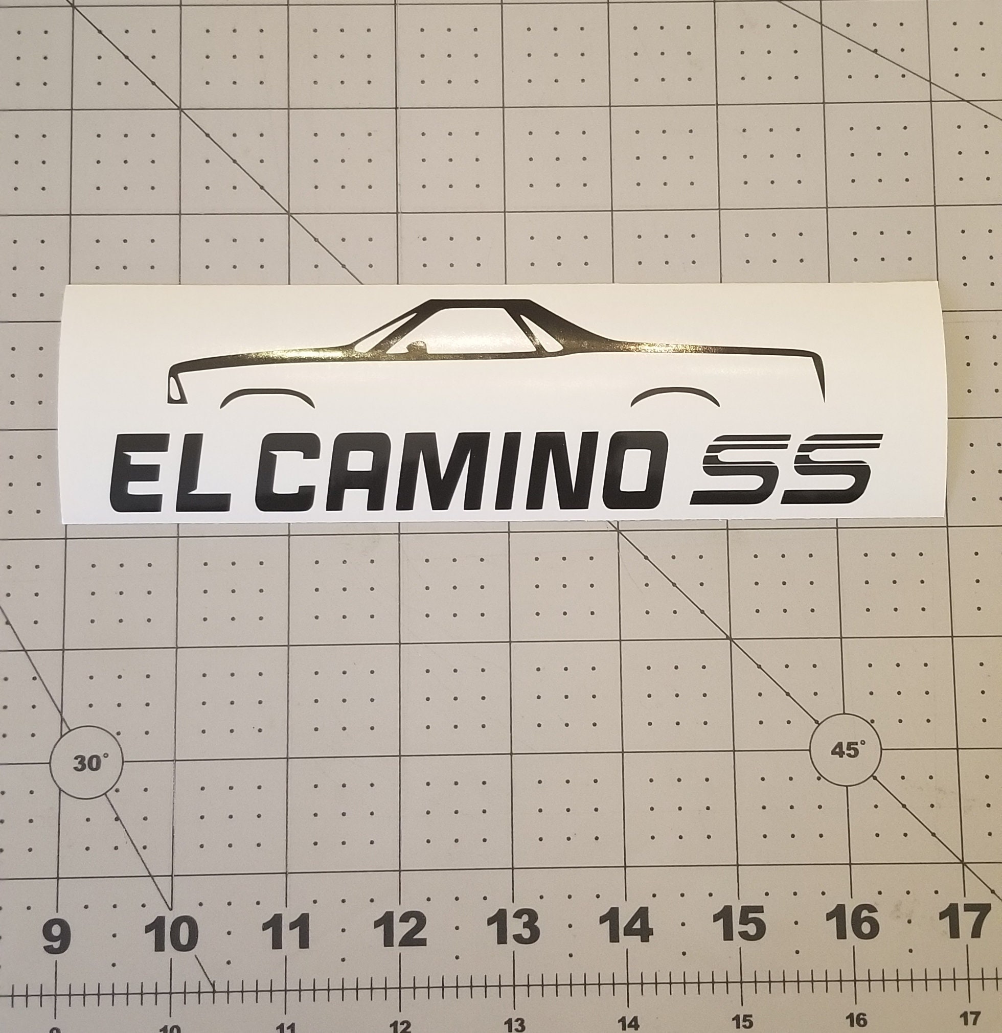 Chevy El Camino Decal - Etsy