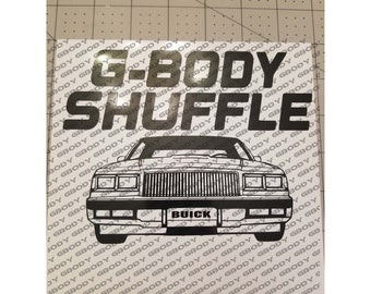 Buick Regal Grand National Vinyl Sticker - Premium Vinyl - Decal Size ...