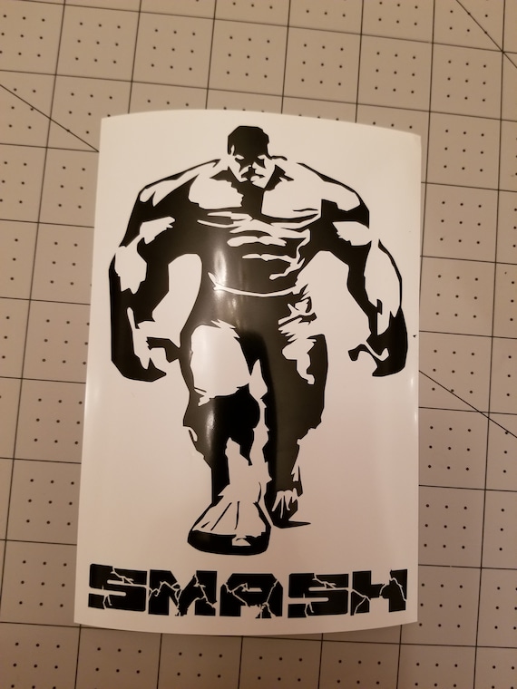 Hulk Smash Decal - Etsy