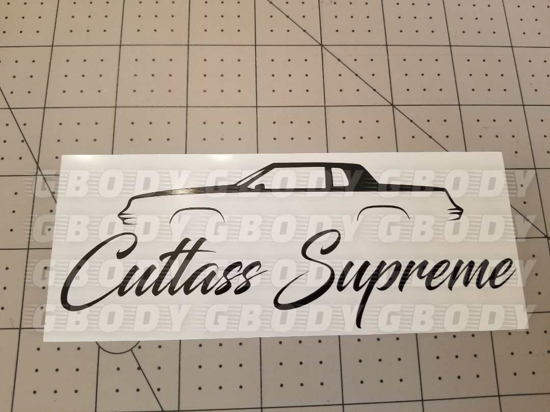 Cutlass Gbody Decal - Etsy