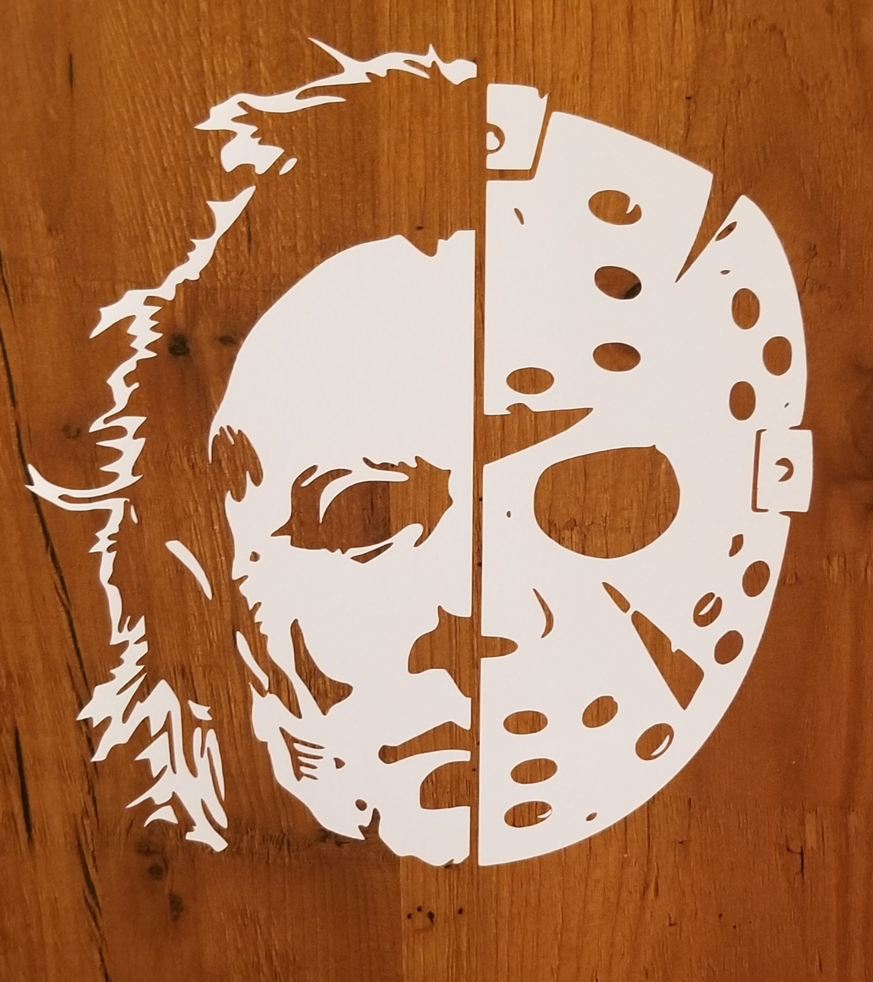 Jason/michael Myers Halloween Decal - Etsy
