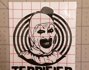 Embroidered Art the Clown, Terrifier Movie Embroidery - Etsy