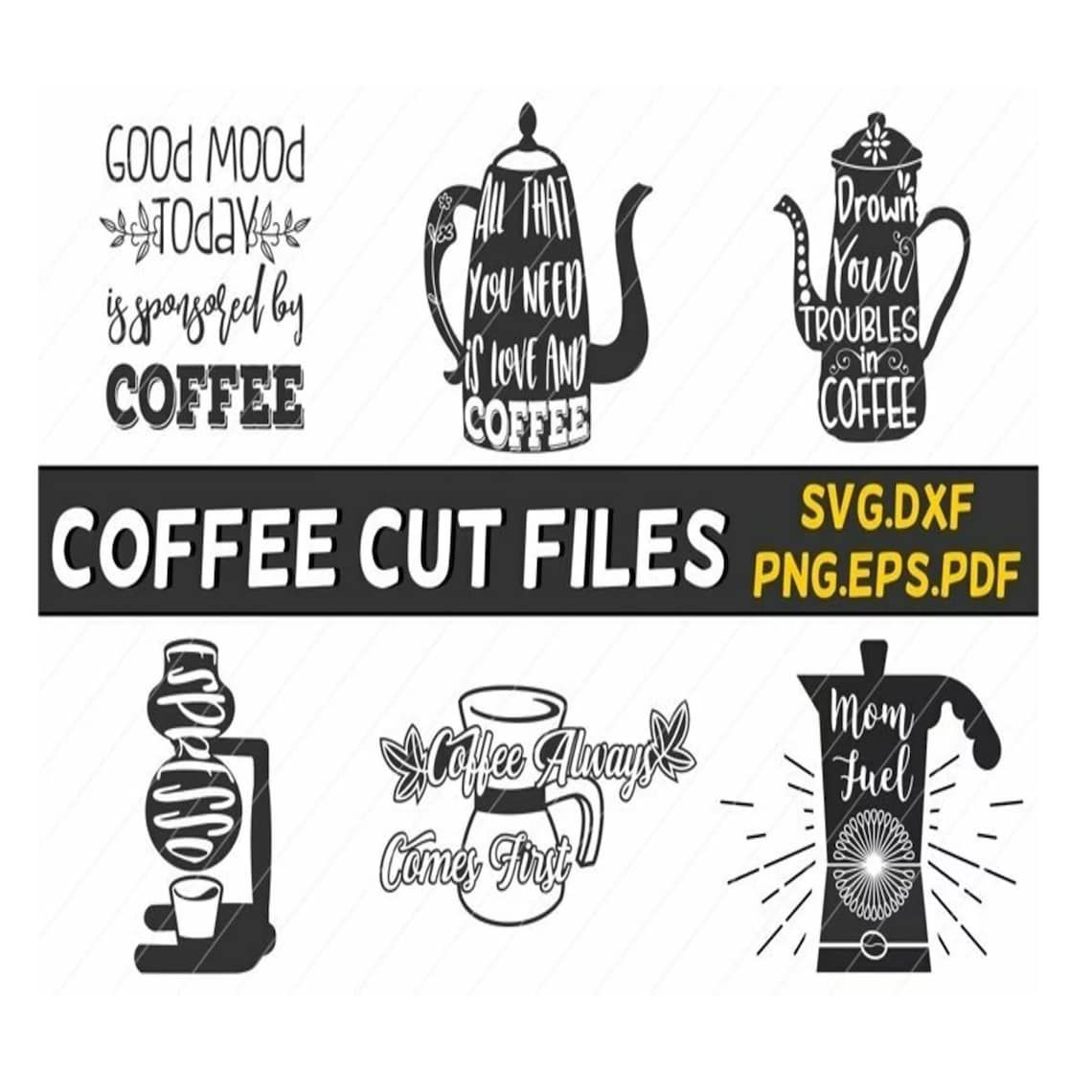 Coffee SVG Bundle - Etsy