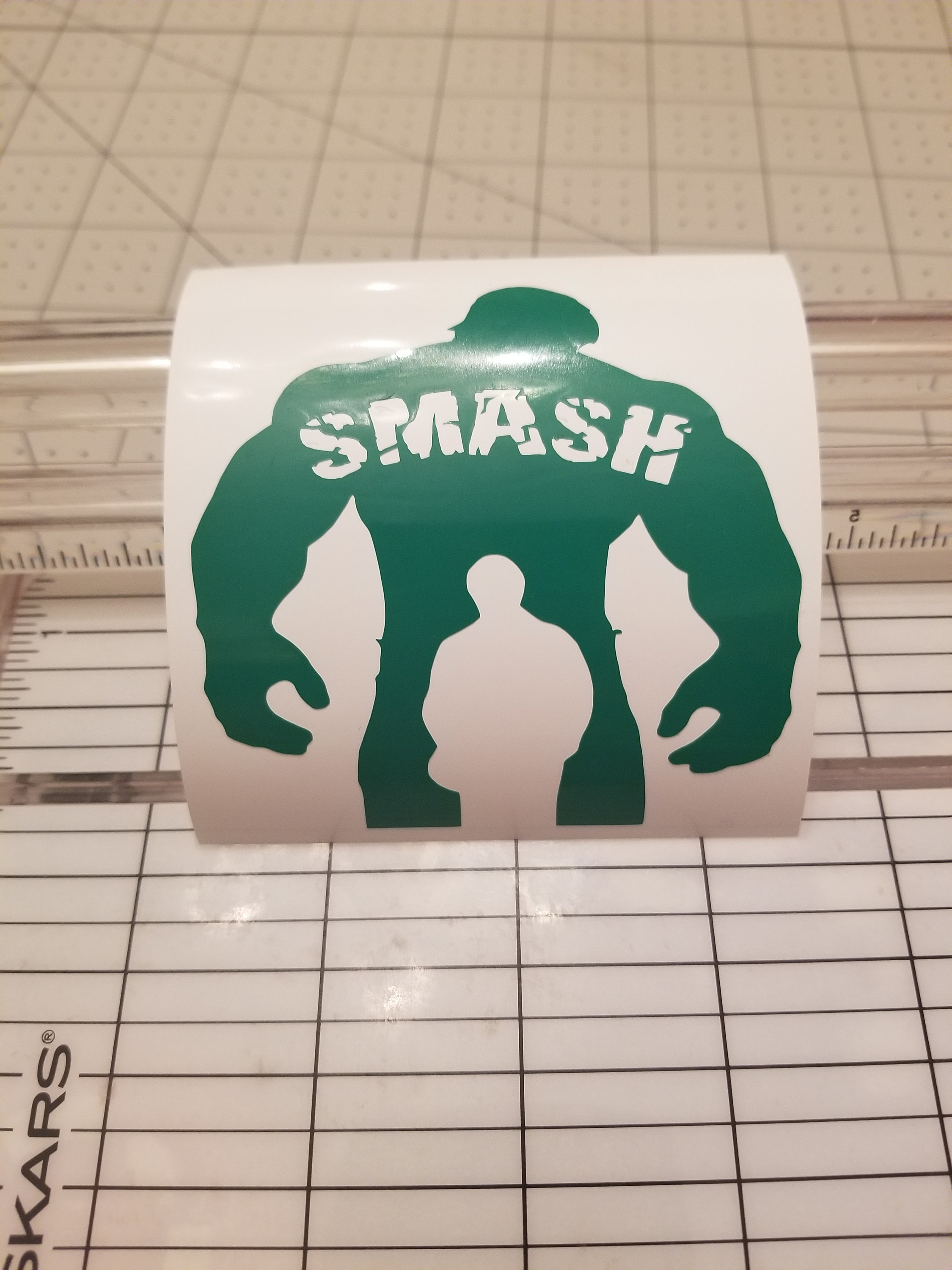 Hulk Smash Decal - Etsy