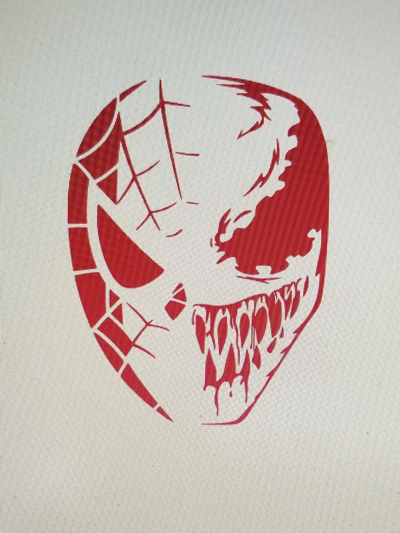 Spiderman Venom Decal - Etsy