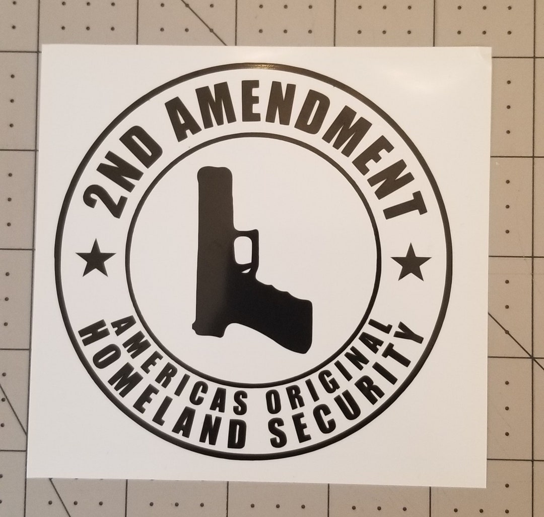 2nd Amendment Decal - Etsy
