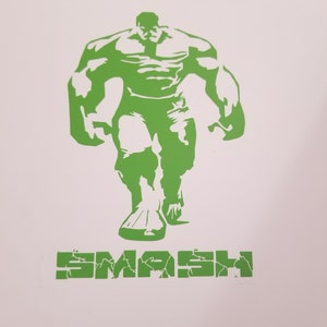 Hulk Smash Decal/buy 2 Decals and Receive a Free Hulk Sticker - Etsy