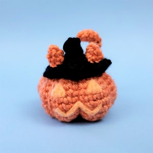 Handmade Halloween Witch Cat O'lantern Mini Amigurumi Plush - Etsy