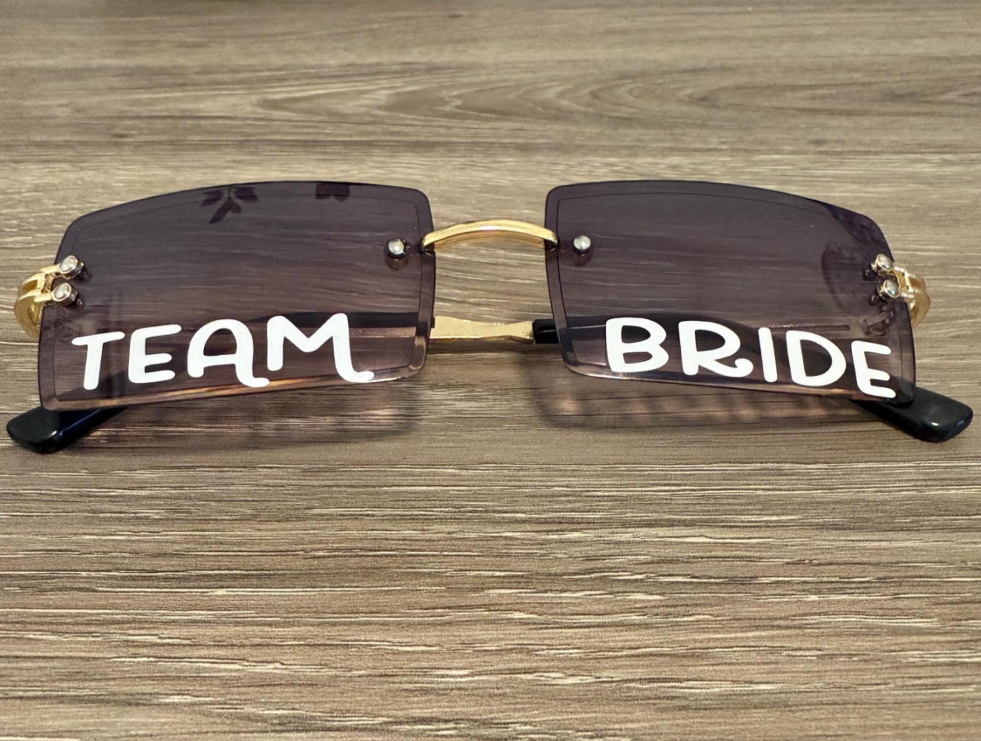 Team Bride Sunglasses | Custom Bridal Sunglasses | Wedding Season 2025 ...