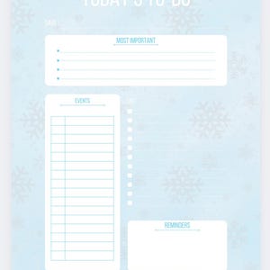 Seasonal Printable Daily Planner Daily Planner for All Seasons Seasonal ...