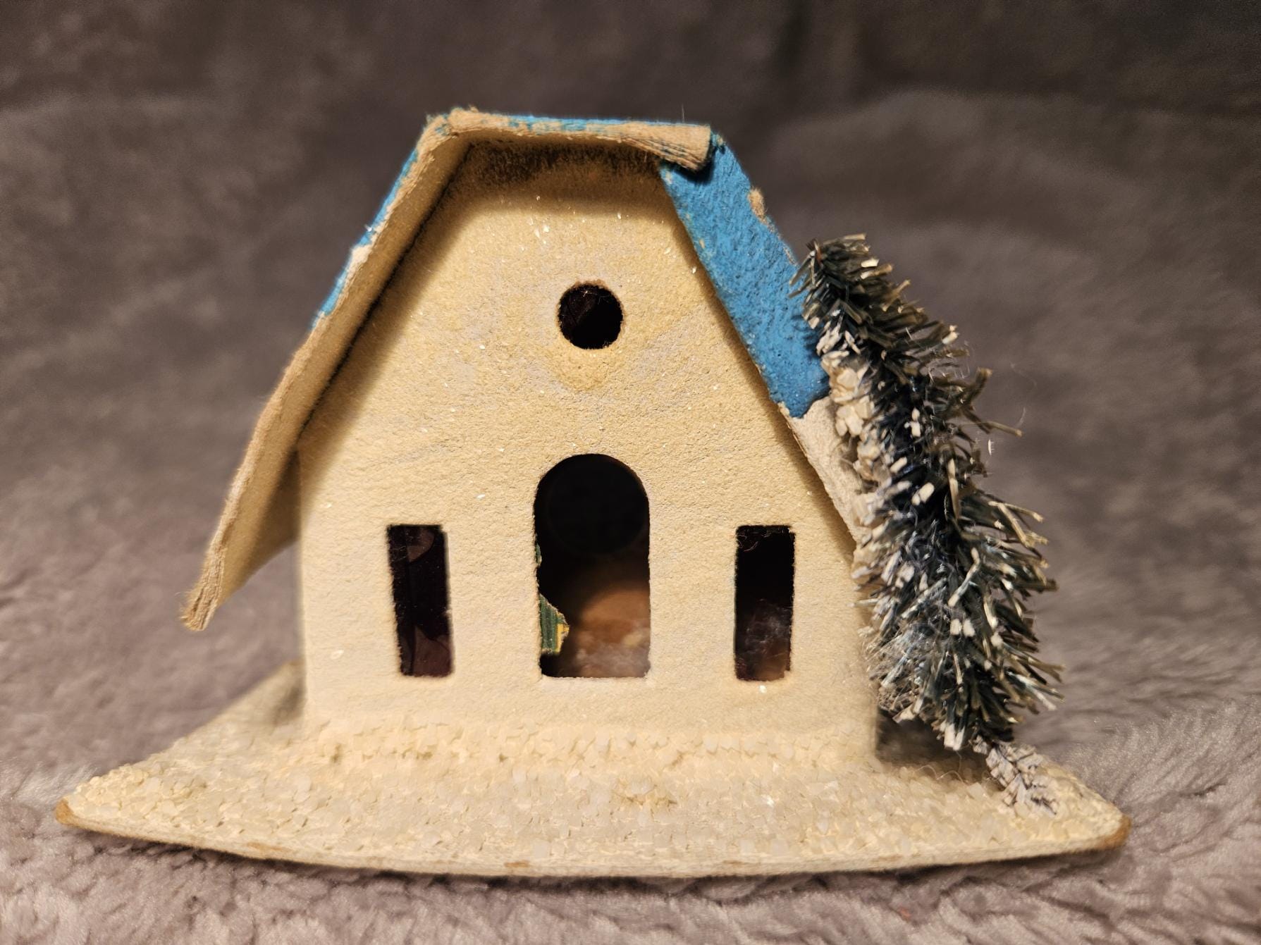 Vintage Putz Village House - Etsy