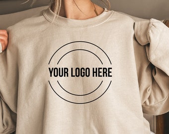 Custom Logo Sweatshirt - Etsy