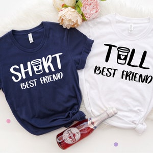 Best Friend Shirts, Tall Best Friend, Short Best Friend, Bestie Tshirt ...
