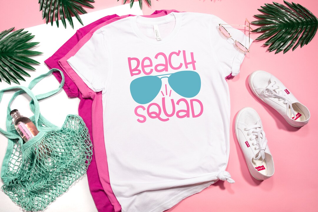 Beach Squad, Cute Beach Shirts, Vacation, Girls Tees, Girls, Boys ...