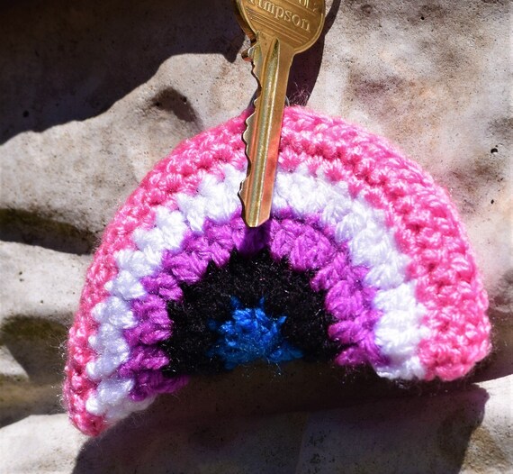 Pride Rainbow Keyring Genderfluid Flag Theme - Etsy