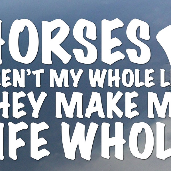 Horse Life Decal - Etsy