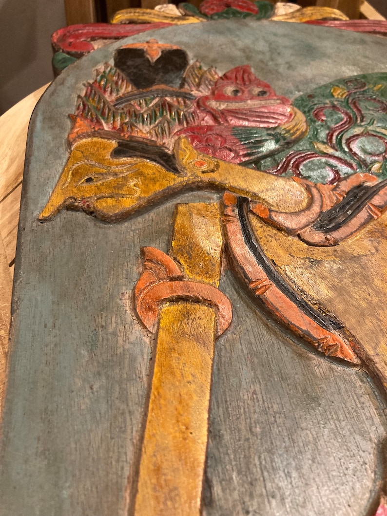 Hand-carved Wooden "wayang" Wall Mural! - Etsy