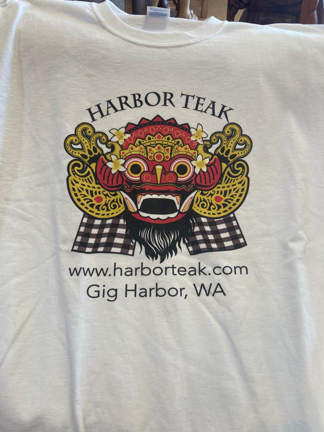 Harbor Teak Tee Shirt! Black or White, Different Sizes! - Etsy