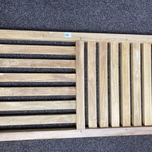 Teak Shower Mats! 3 Styles and 3 Sizes! - Etsy