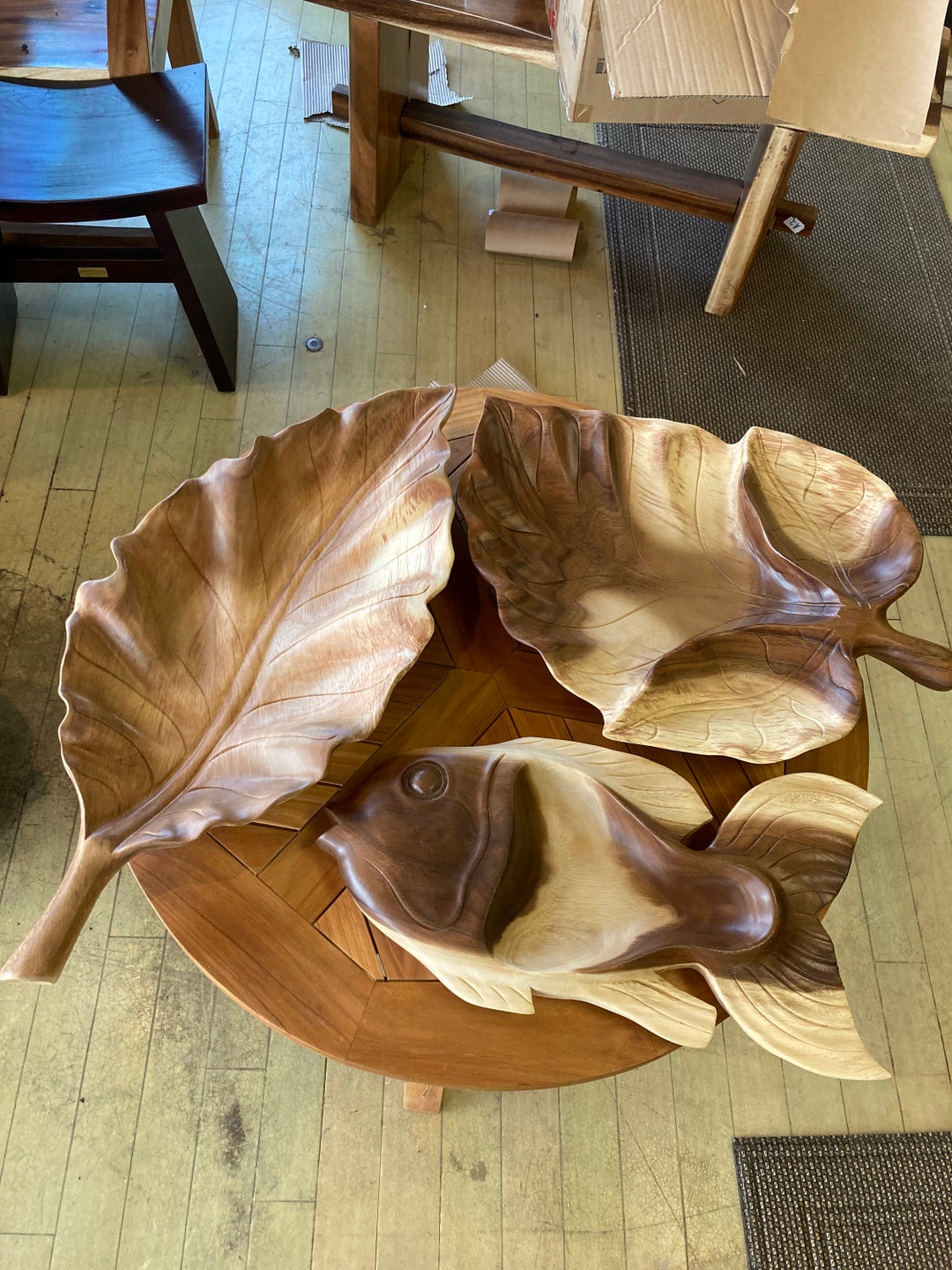 Monkeypod Wood Carving Trays! - Etsy