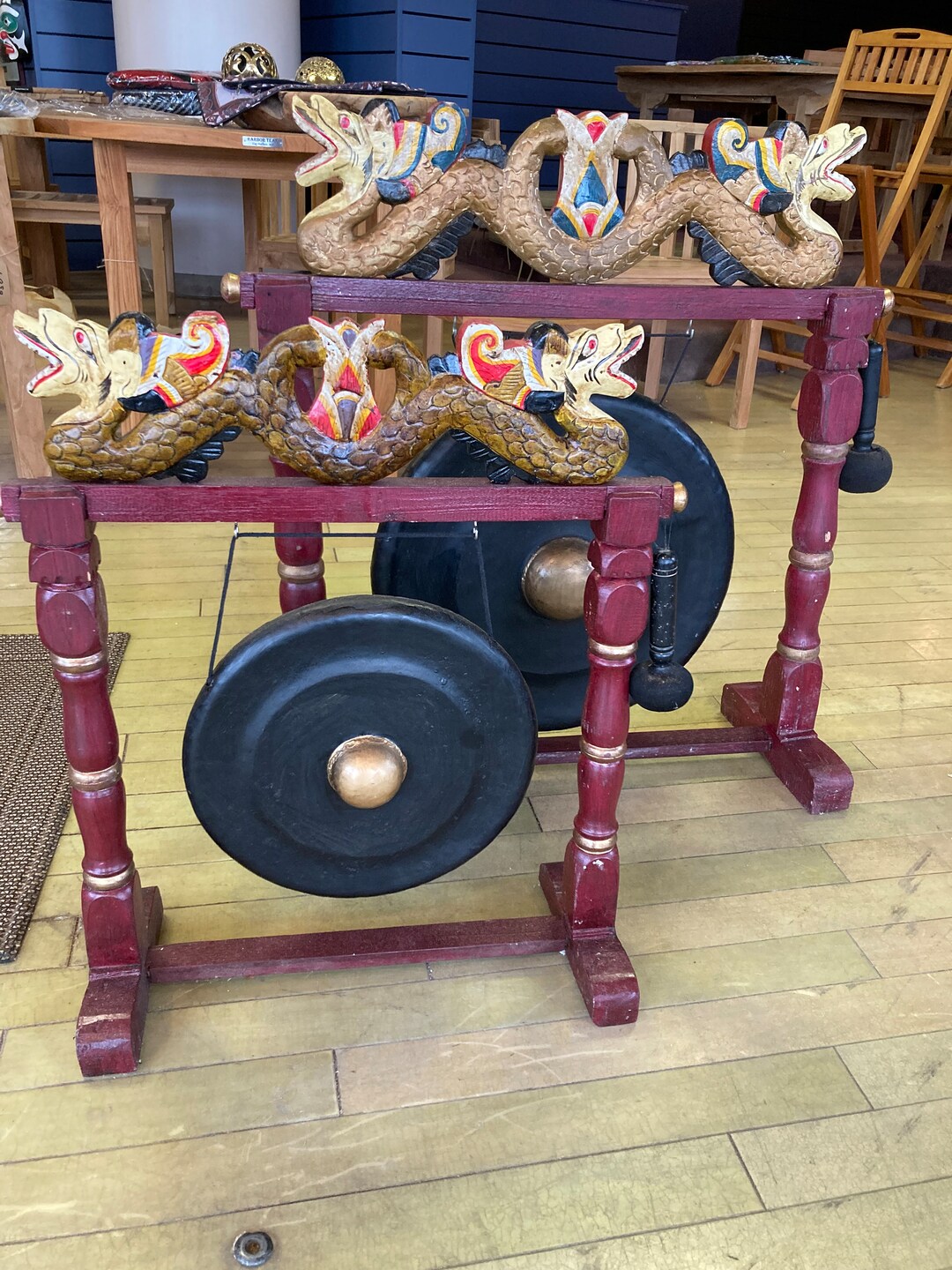 Twin Dragon GONG - 2 Sizes! - Etsy