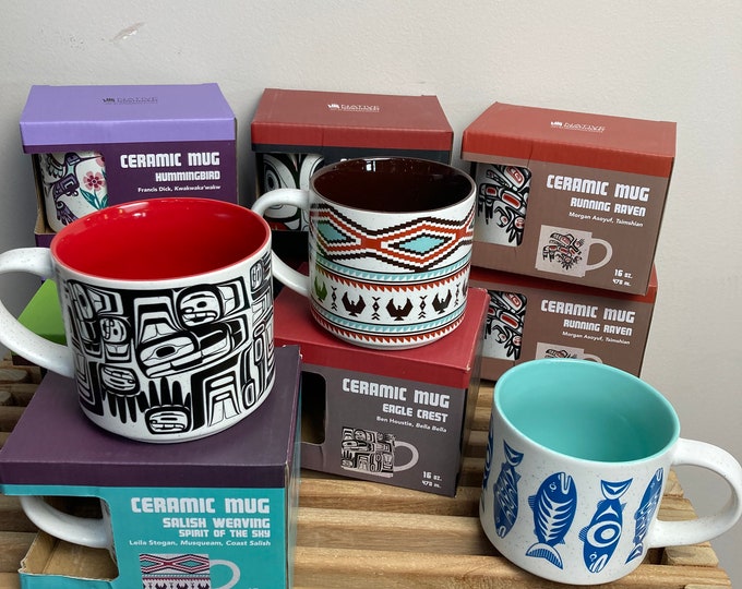 Native NW Ceramic Mugs, 16 Oz. Different Styles to Choose From! - Etsy