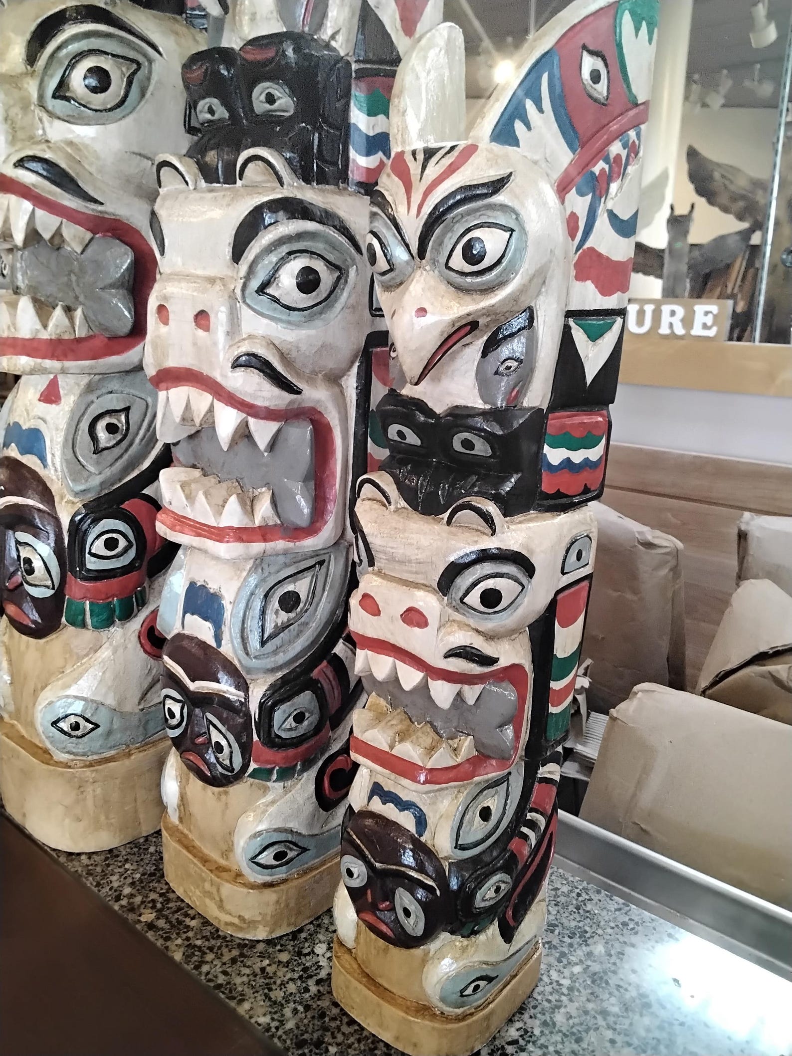 Totems - Hand-carved! 4 Sizes! - Etsy