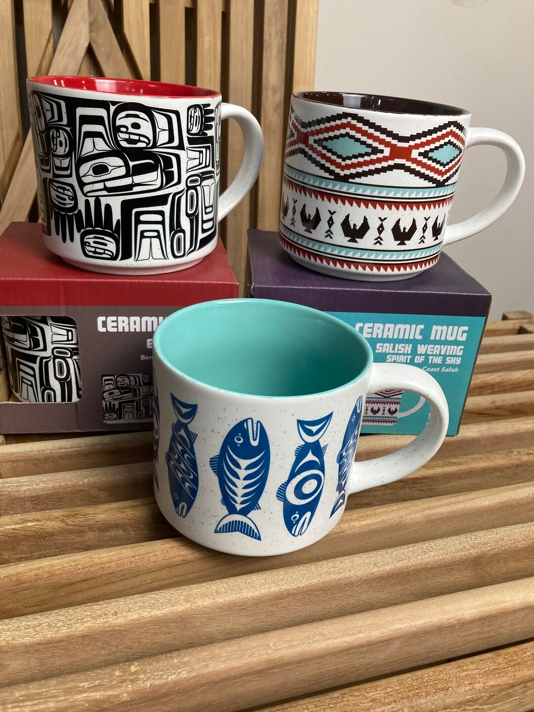 Native NW Ceramic Mugs 16 Oz. Different Styles to Choose - Etsy