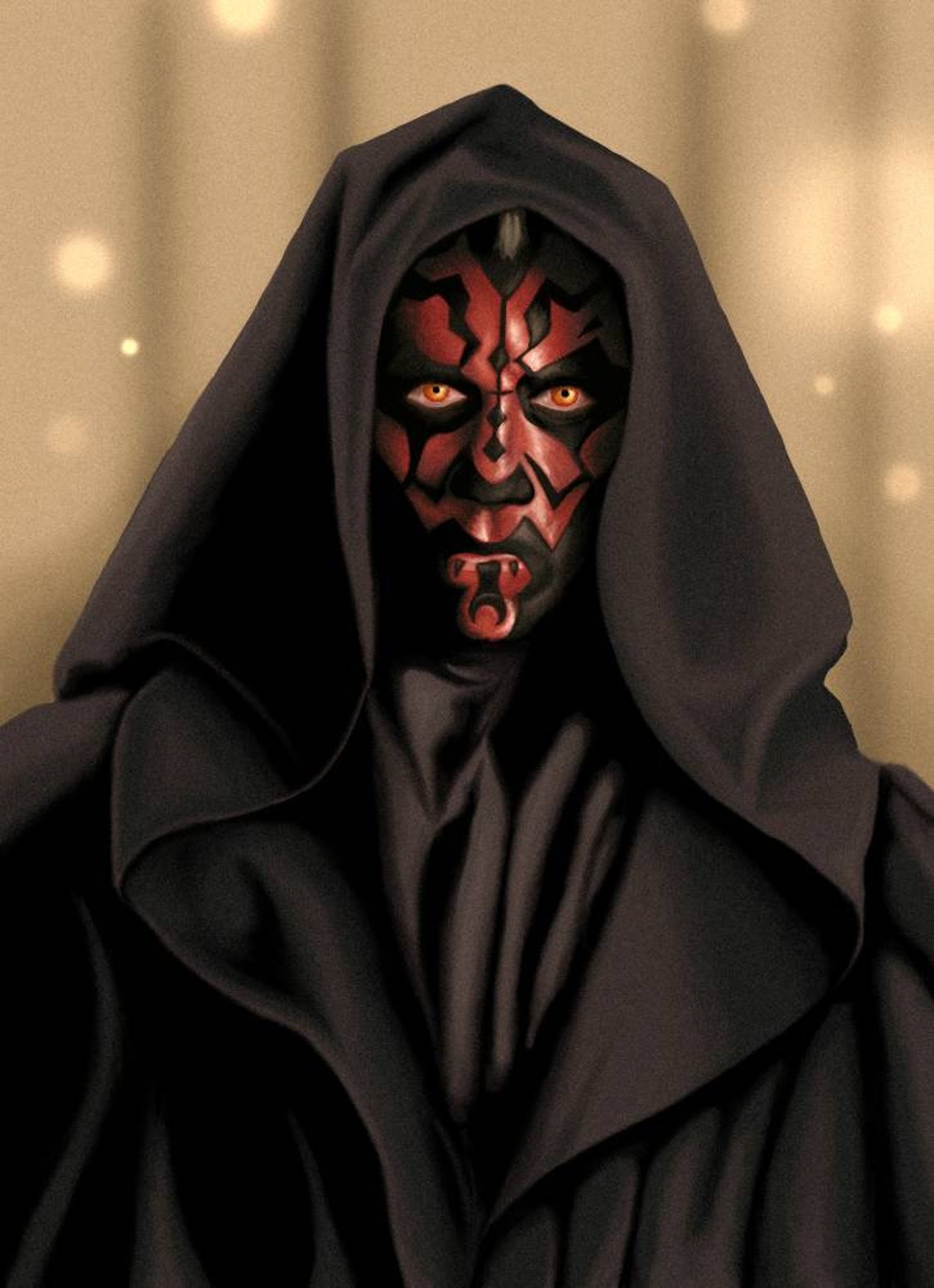 Darh Maul Art Print Darth Maul Art Darth Maul Digital | Etsy