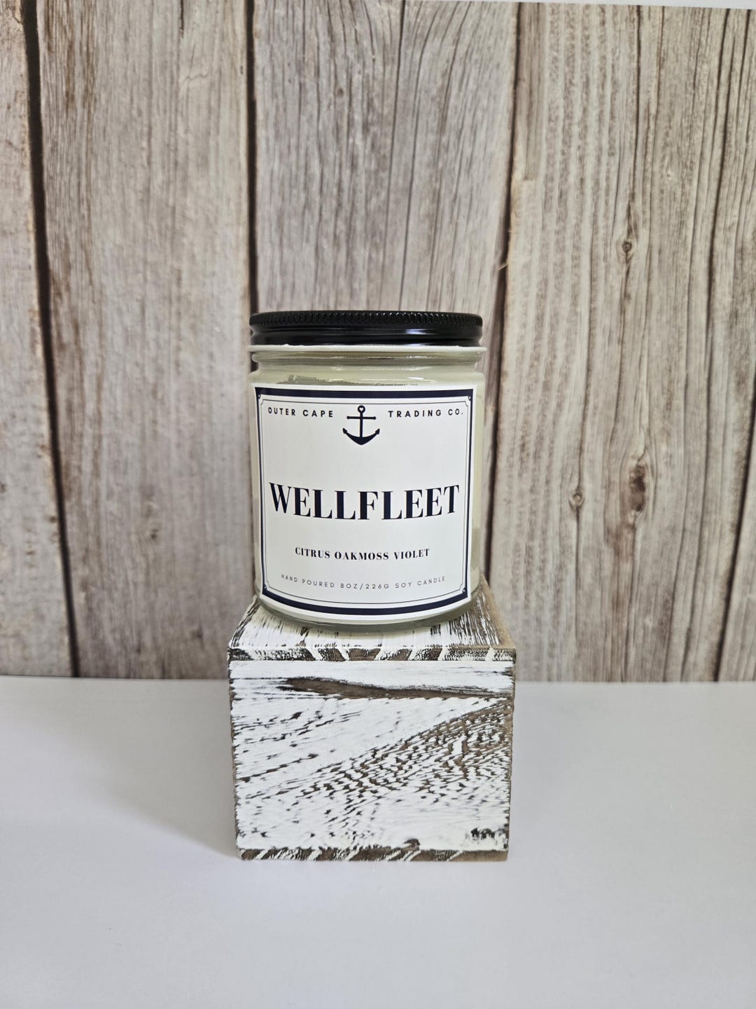 Wellfleet Cape Cod Candle: Citrus, Oakmoss & Violet Scented Soy Wax - Etsy