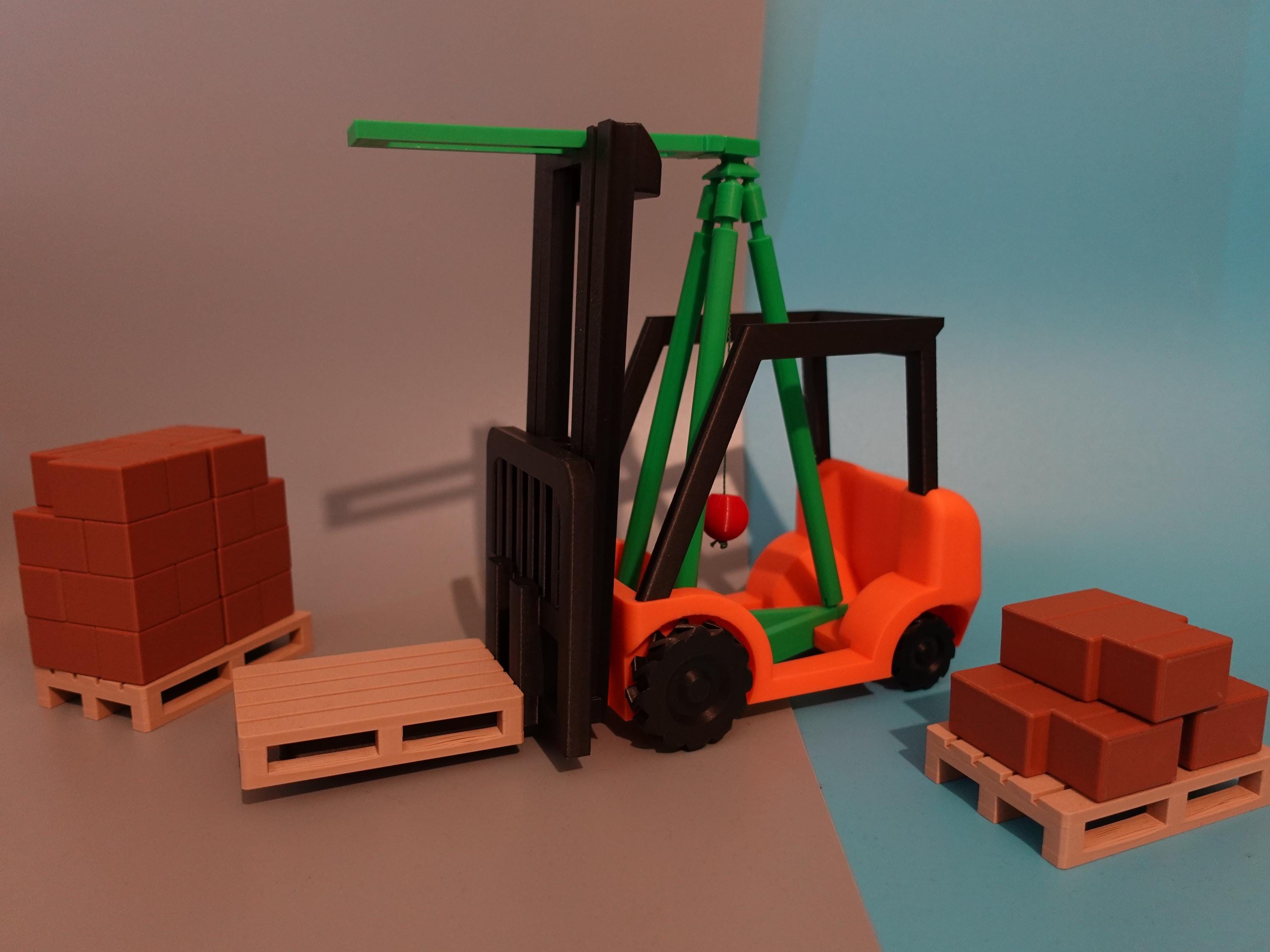 Forklift Model With Adjustable Visual Stability Pyramid - Etsy