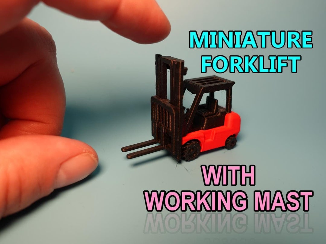 Miniature Model Counterbalance Forklift With Working Mast - Etsy