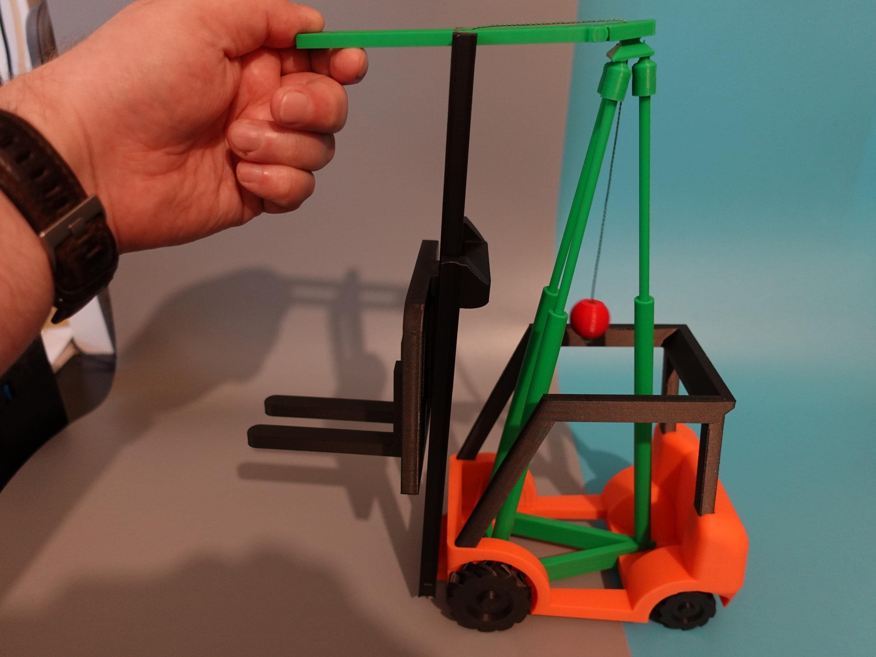 Forklift Model With Adjustable Visual Stability Pyramid - Etsy