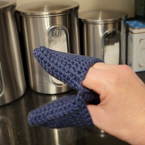 Crochet Pattern Fingertip Oven Mitt (digital Download of PDF Pattern ...