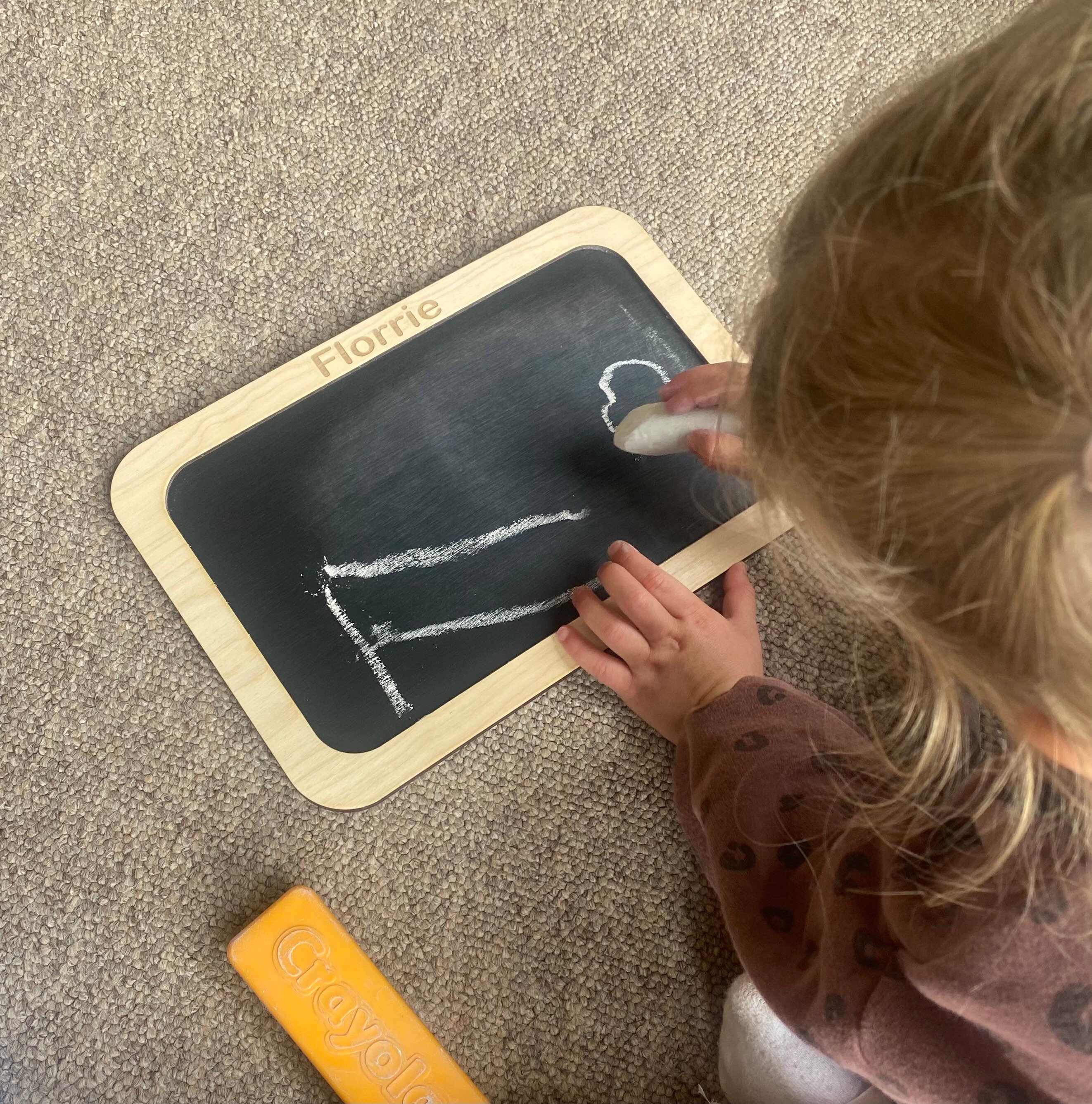 Personalised children's chalkboard kids blackboard | Etsy