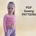 Tank Top PDF Sewing Pattern, Diy Clothing, PDF Pattern for Beginners ...